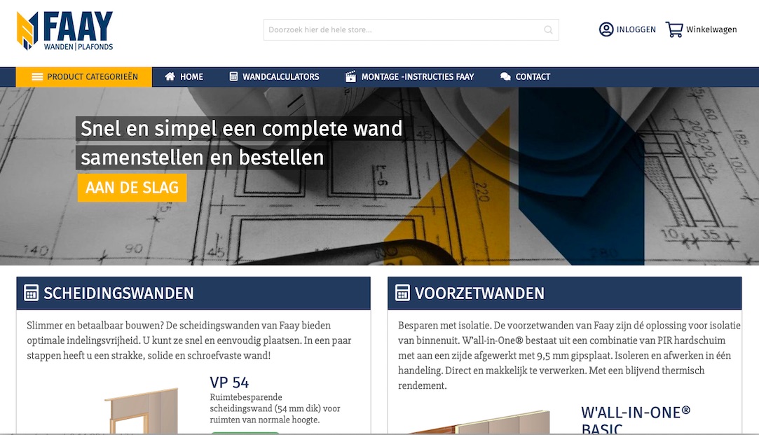 Faay stelt nieuwe webshop voor | Cobosystems
